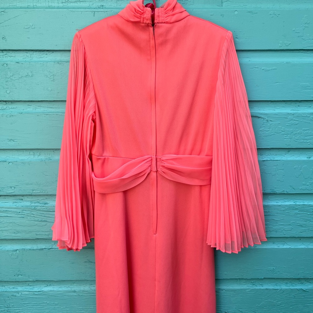 Vintage Pink Pleated Dress - Gem